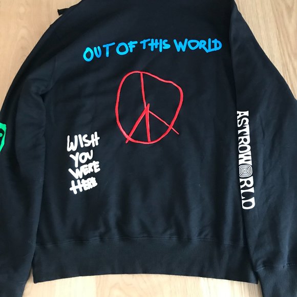 Astroworld | Shirts | Travis Scott Astroworld World Peace Hoodie Xl ...
